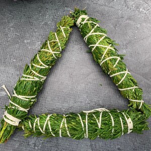 Cedar Smoke Cleansing Wands Wildcrafted Smudge Bundles Housewarming ...