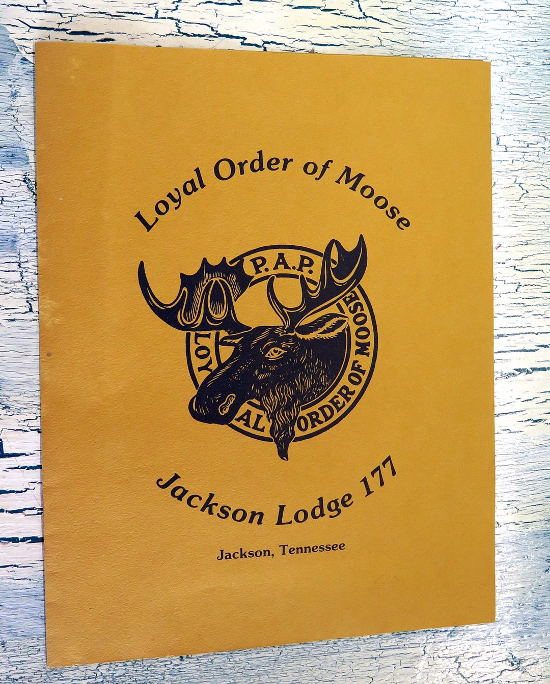 Loyal Order of Moose Jackson Lodge 177 Jackson, Tennessee Menu - Etsy