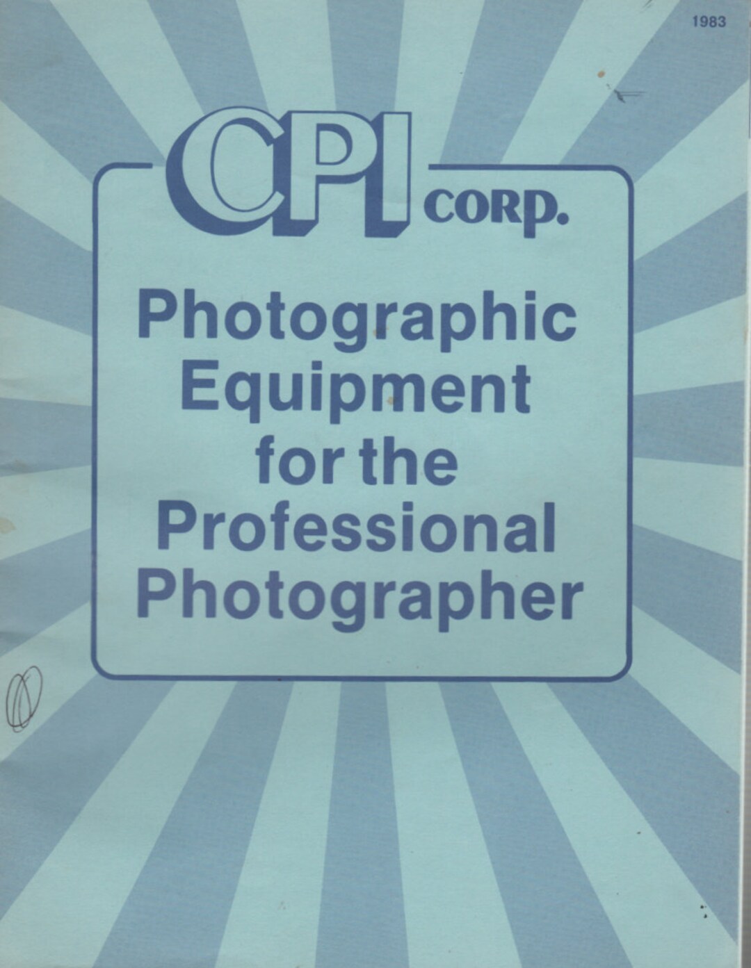 CPI Corp Photographic Equipment for the Professional Photographer 1983 ...