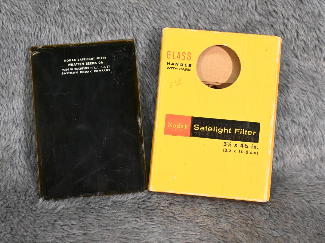 Kodak 3.25" X 4.75" OA Safelight Filter - Etsy