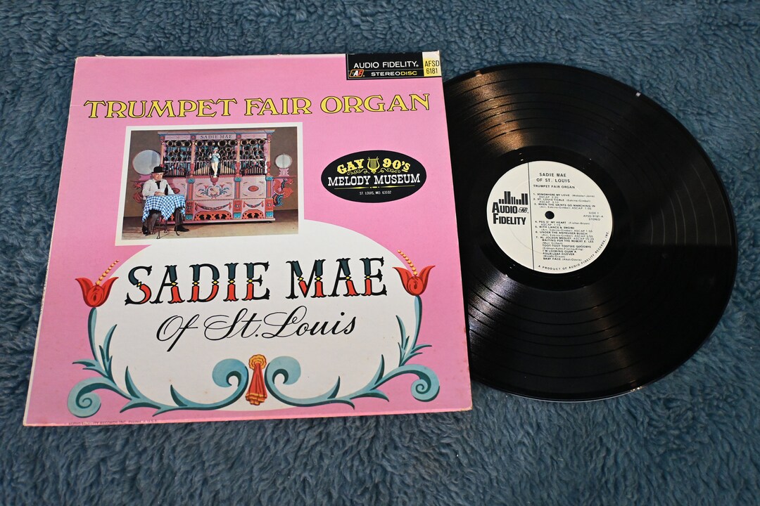 Sadie Mae of St. Louis Trumpet Fair Organ LP Vinyl Record - Etsy