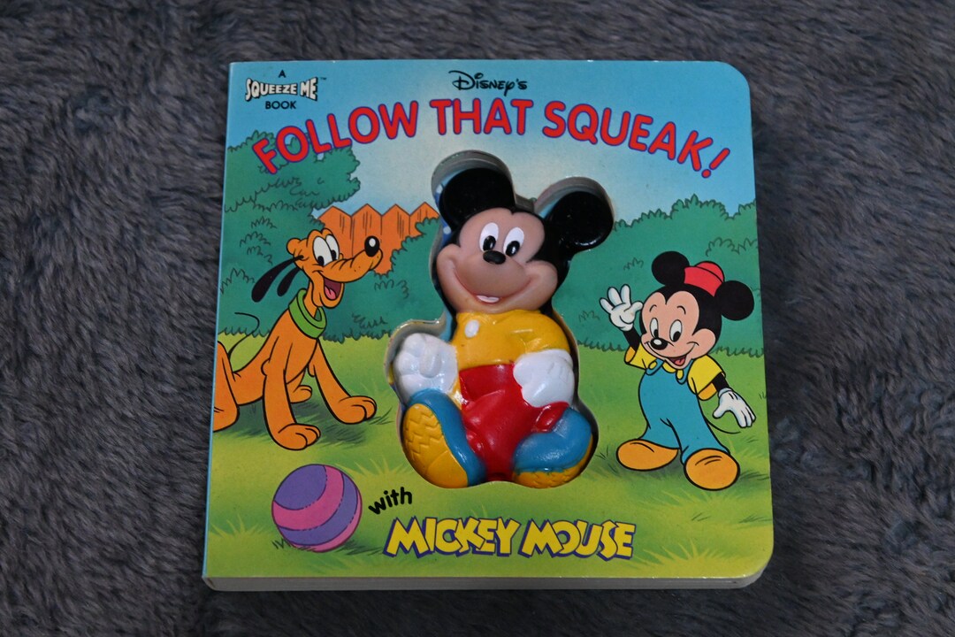 VTG 1993 Follow That Squeak With Mickey, Mouse Works, Walt Disney ...