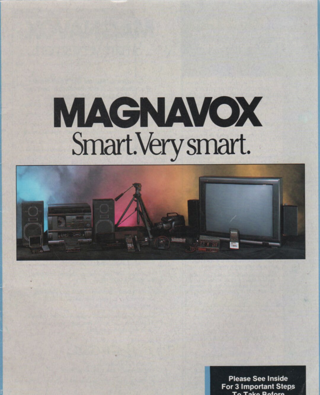 Magnavox Smart. Very Smart How to Use Brochure 9x11 Inches - Etsy
