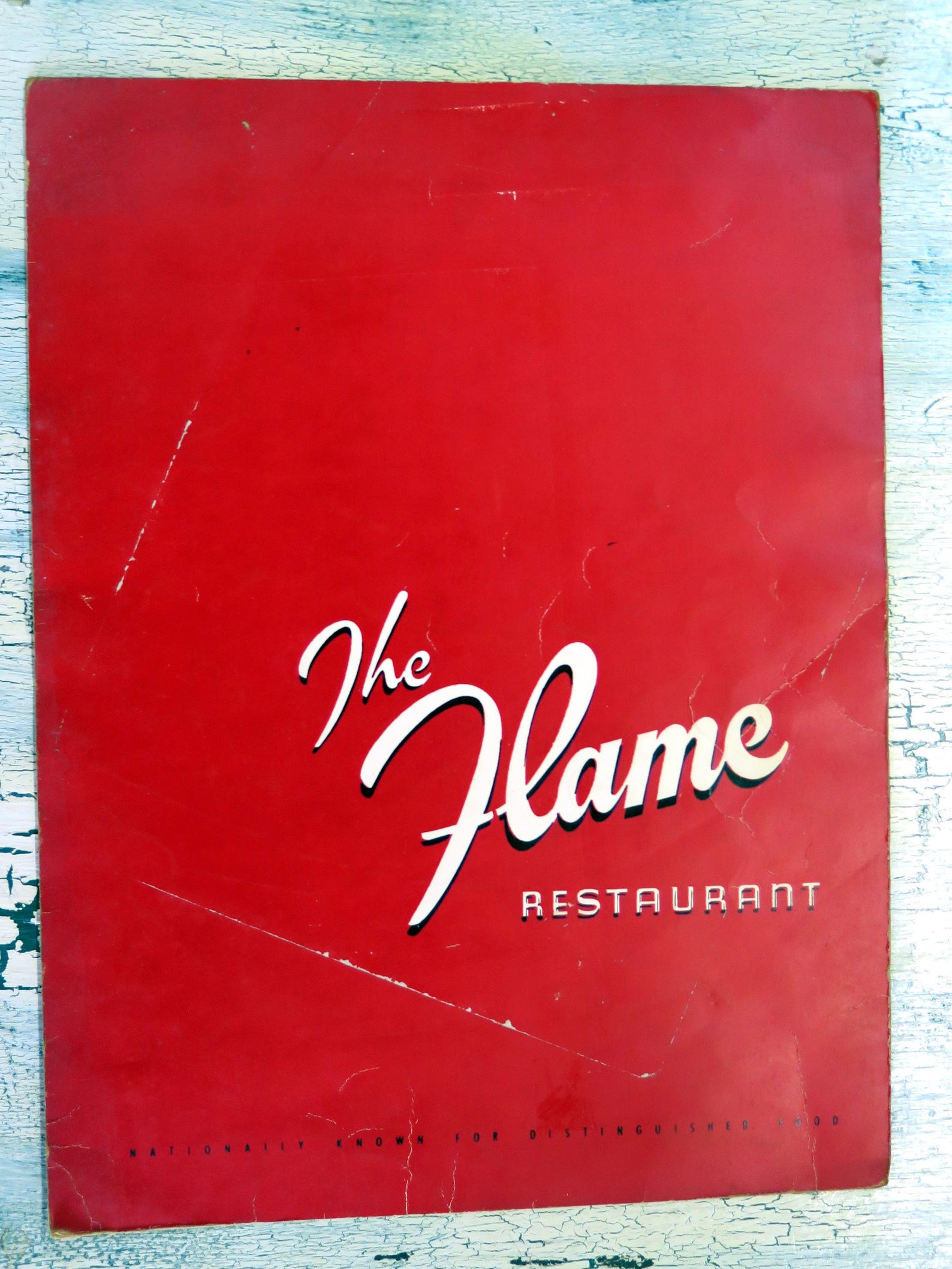 The Flame Restaurant Menu - Etsy Canada