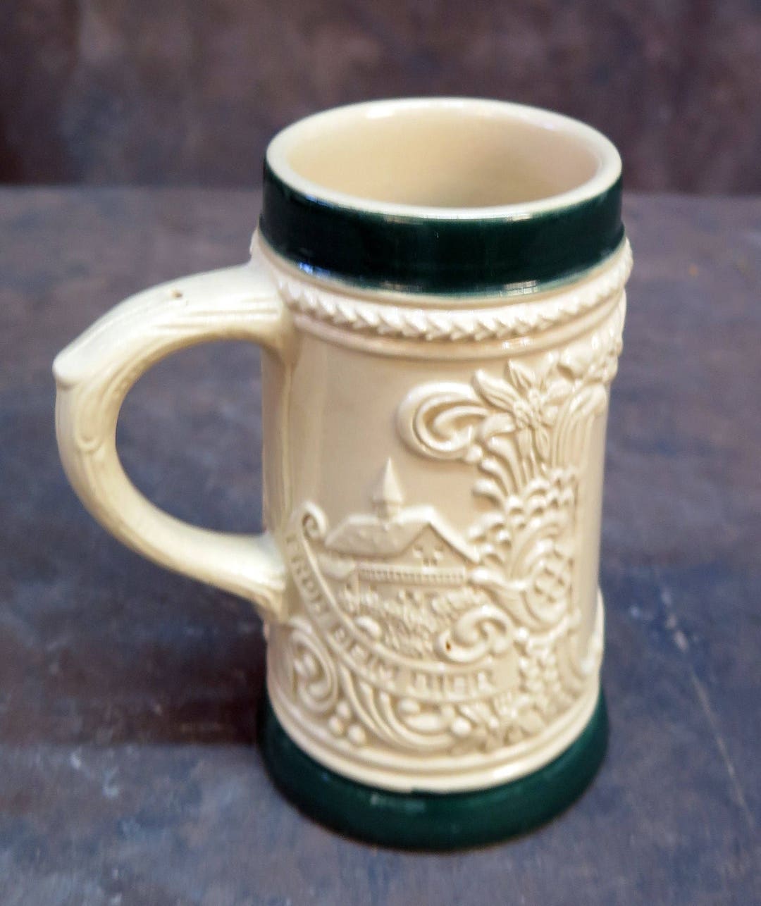 Gerz W. Germany 5 5/8 Beer Stein Mug Froh Beim Bier - Etsy