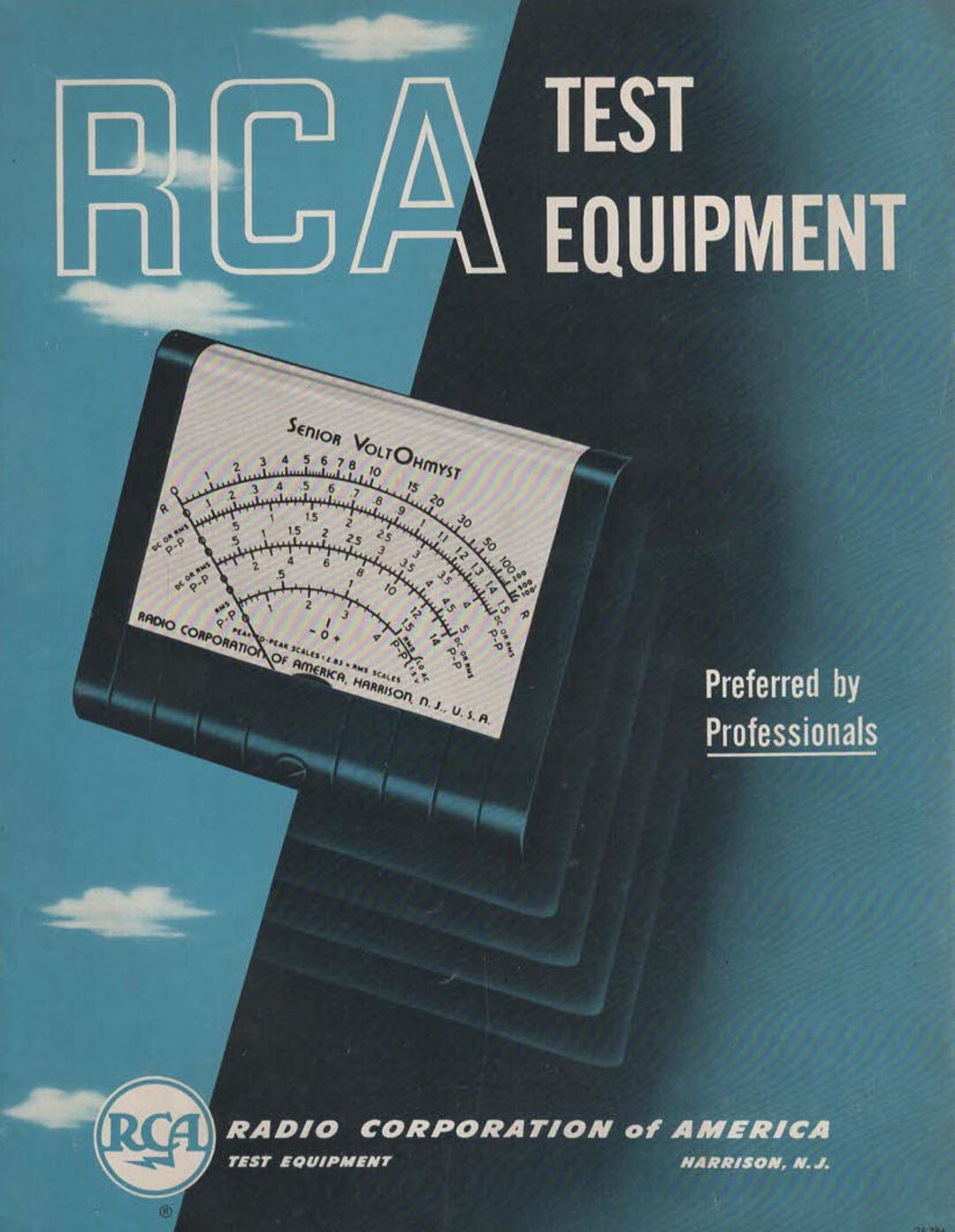 RCA Test Equipment Harrison New Jersey Brochure 2F 786 - Etsy