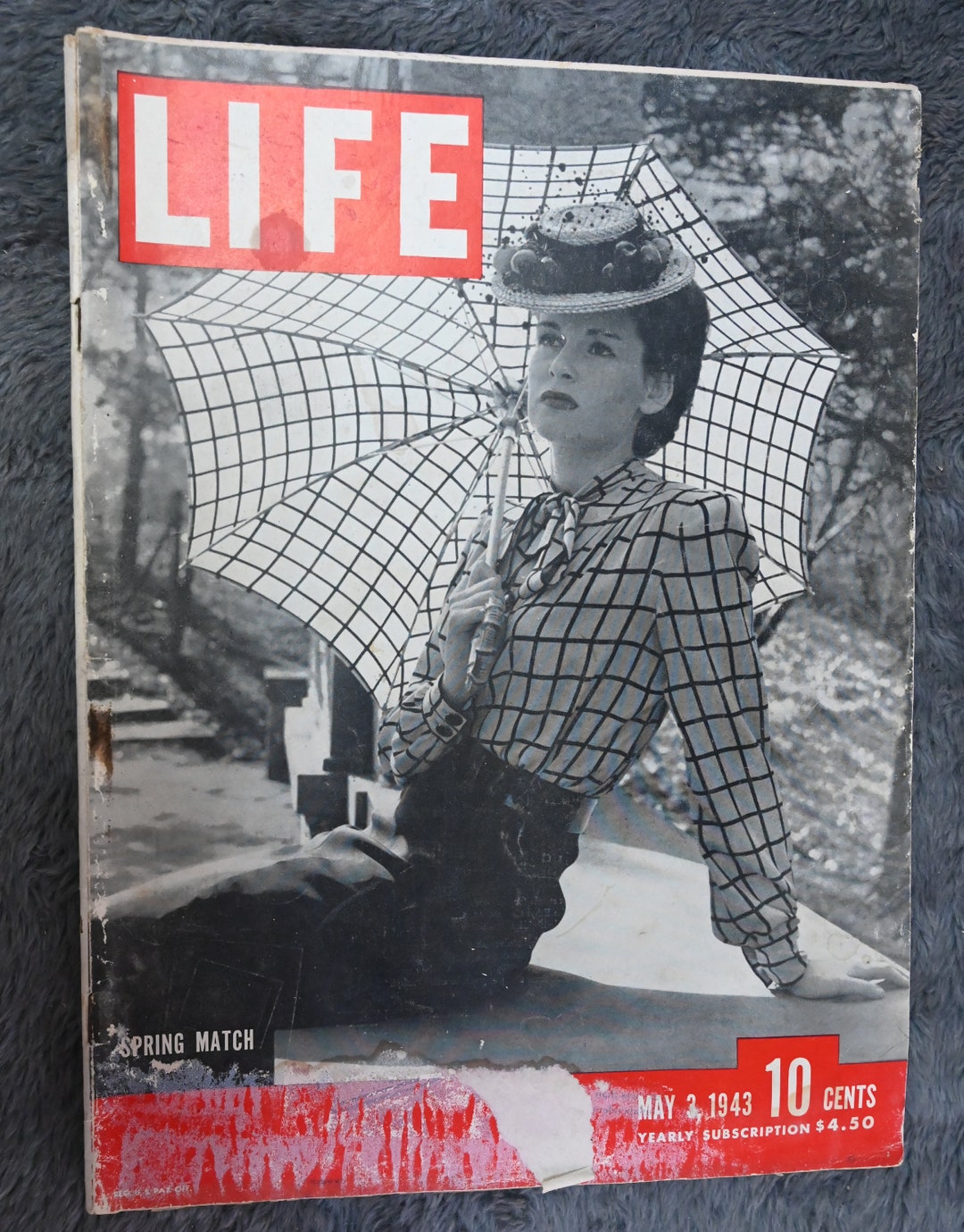 Life Magazine May 3, 1943 Spring Match - Etsy
