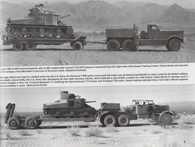 M19 and M20 Tank Transporter Detail in Action by David Doyle - Etsy