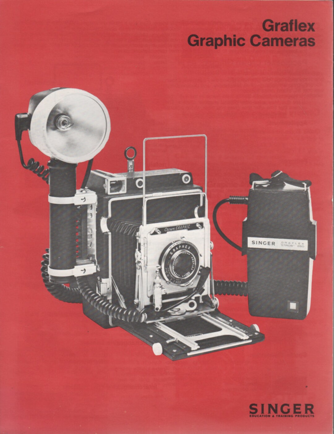 Graflex Graphic Cameras Tri Fold Brochure Singer Form 1115/570 - Etsy