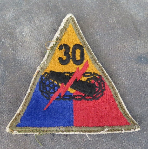 30th armored division patch - Gem