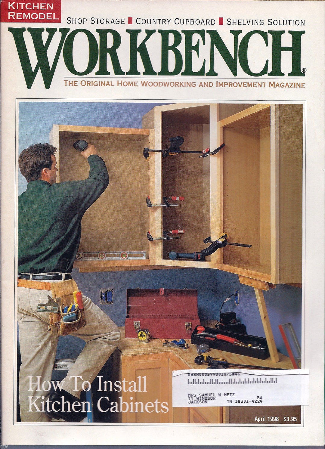 Workbench Magazine February 1998 Build Bird House, Chimney , Mantel ...