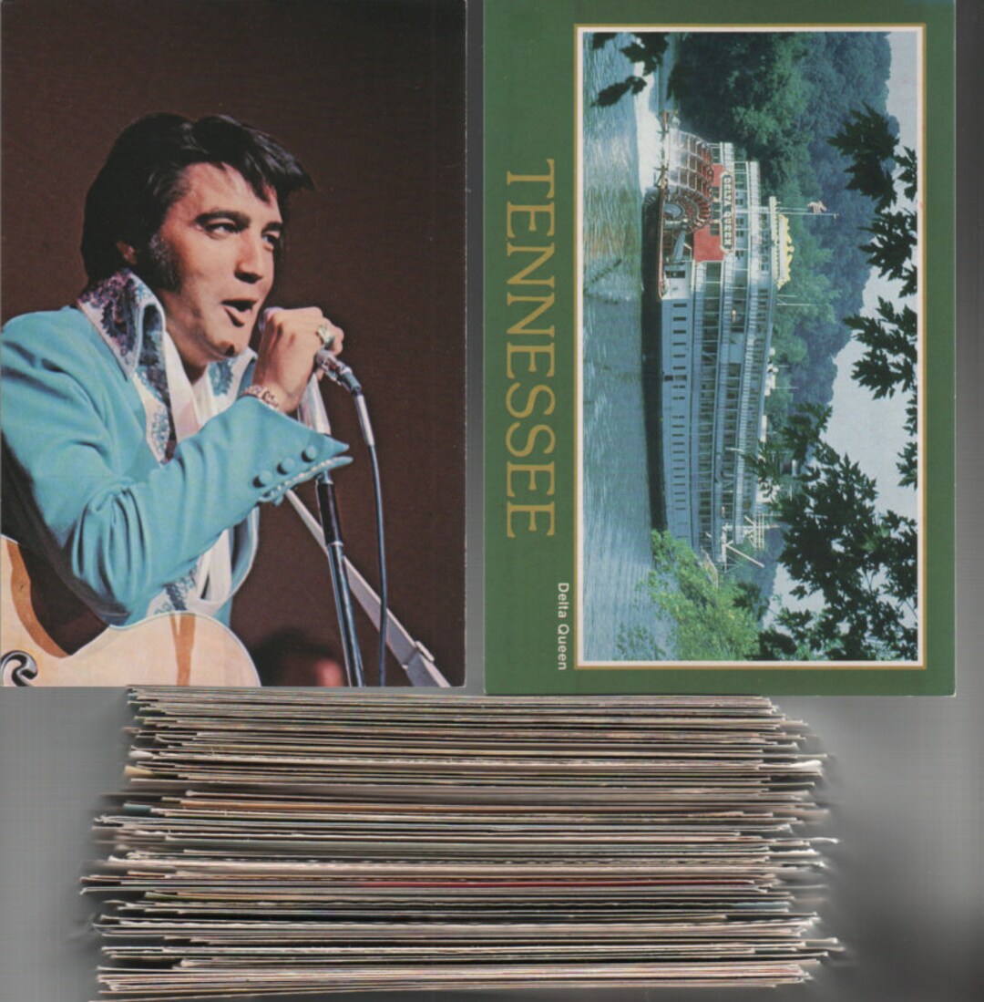 Tennessee Postcards 175, No Stamps, No Text, Includes Gloss, Linen in ...