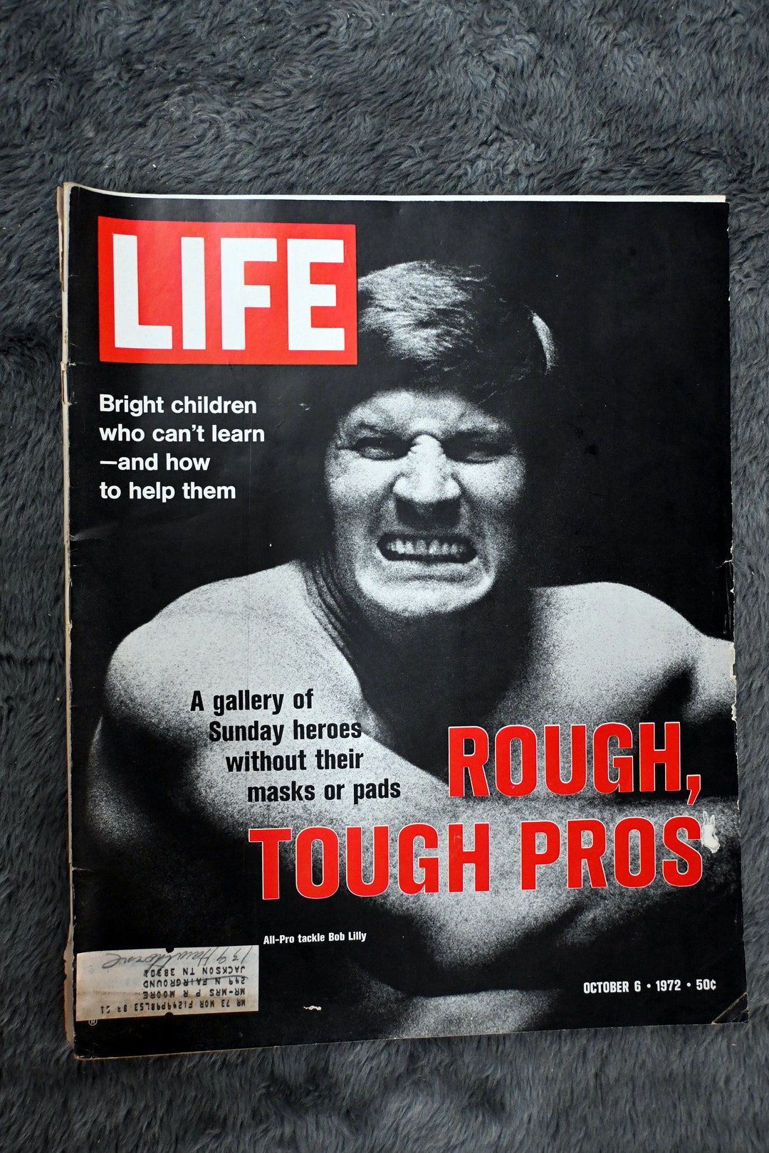 Life Magazine October 6, 1972, Bob Lilly Cover - Etsy