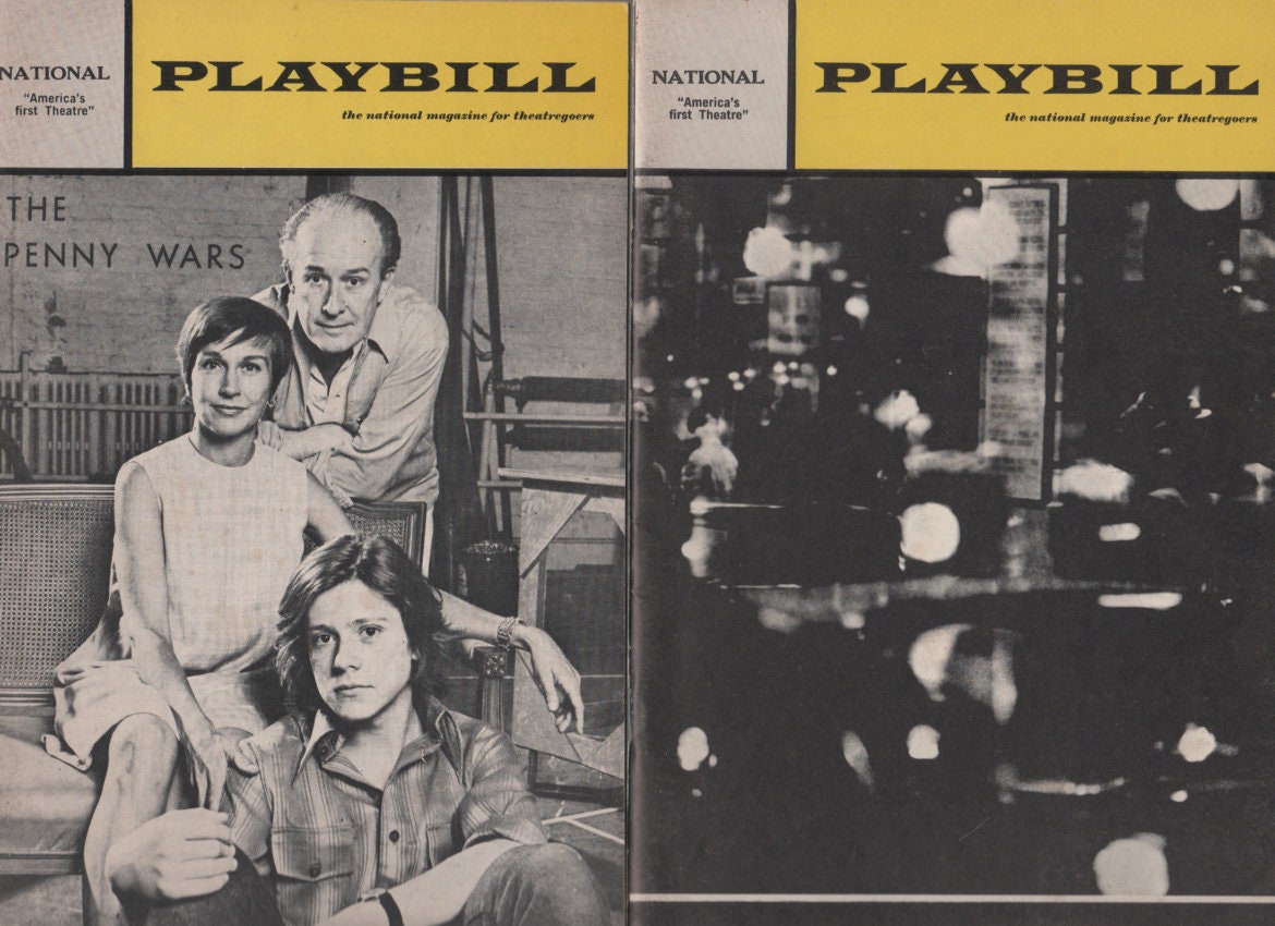 Playbill Magazines From National Theatre Washington DC Set of - Etsy