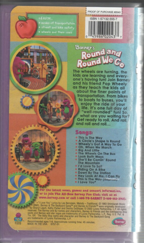 Barney Round And Round We Go