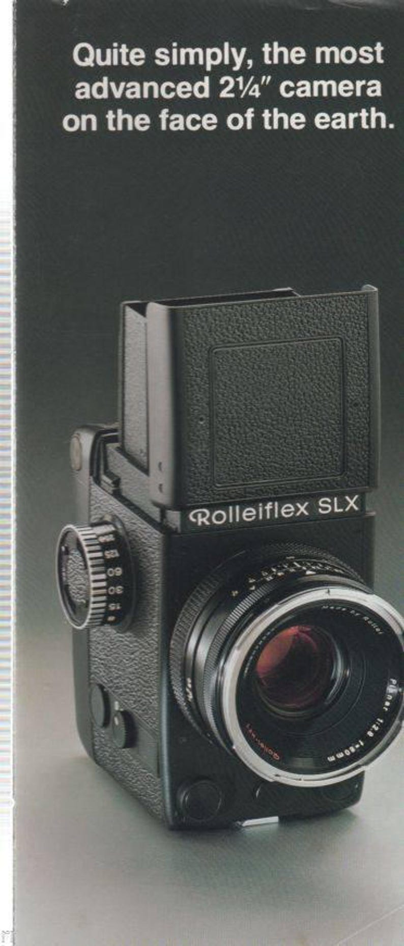 Rolleiflex SLX Fold Out Manual 1980's - Etsy