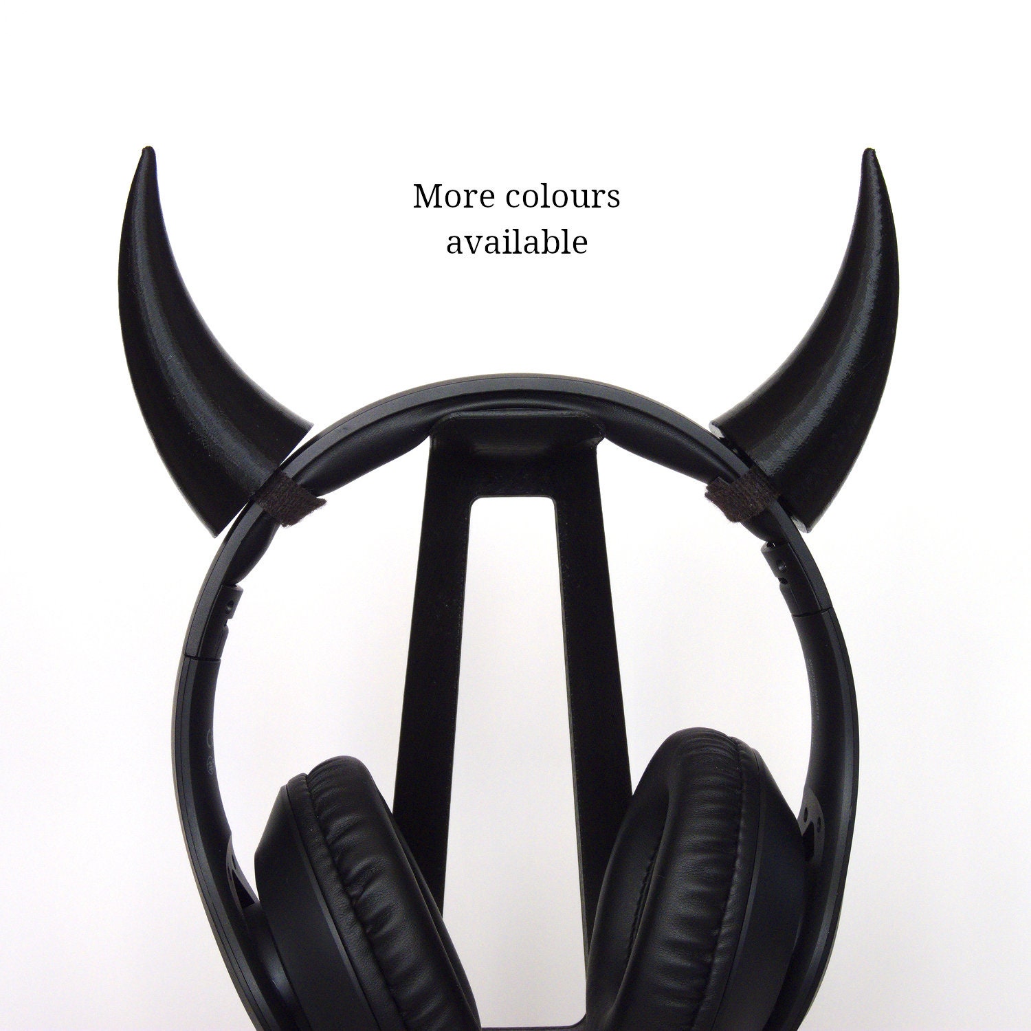 Headset Horns Devil | 3D Printed Headphones Accessory | VELCRO® Brand ...