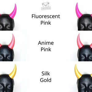 Wearable Horns Devil | 3D Printed Accessory | Elastic Tie | Perfect for ...