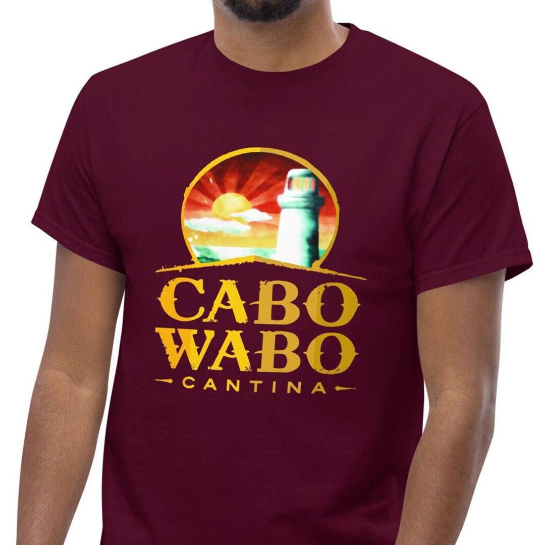 Explore Timeless Vibes Cabo Wabo Cantina Logo Vintage Tee, Your Retro ...