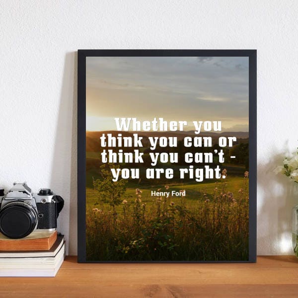 Henry Ford Quote - Etsy