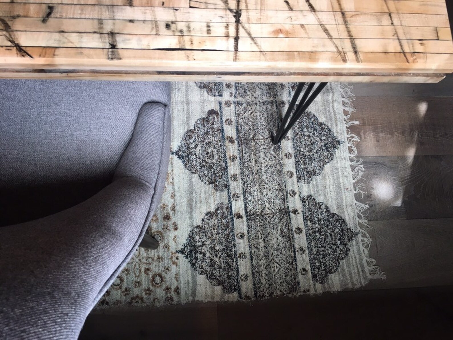 Reclaimed Boxcar Flooring Desk - Etsy