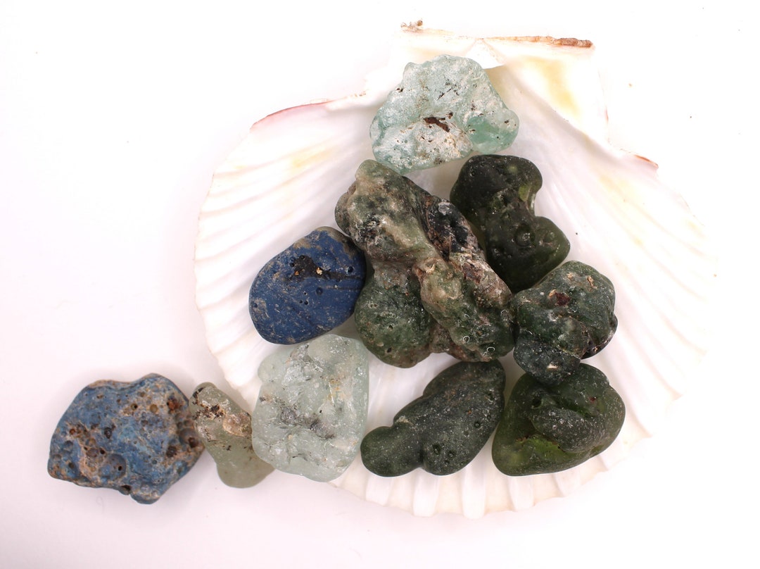 10 Chunky Pieces of Scottish Bonfire Sea Glass From East Lothian for ...