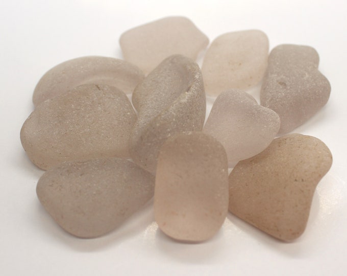 10 Larger Sized Pieces of sun Pink Manganese/ Selenium Old Sea Glass ...