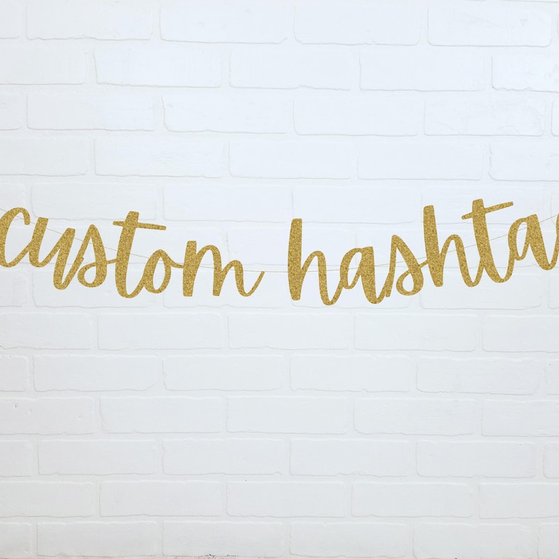 Hashtag Sign - Etsy