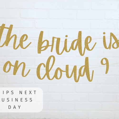 EDITABLE the Bride is on Cloud Nine Bridal Shower Invitation - Etsy
