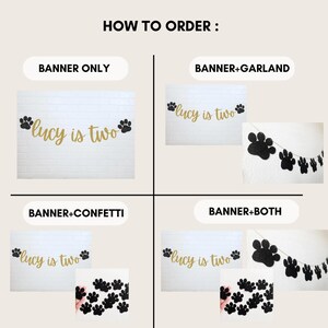Personalized Dog Birthday Birthday Banner for Dogs Custom - Etsy