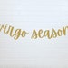 Virgo Birthday Banner | Virgo Season Birthday | Adult Birthday Party ...