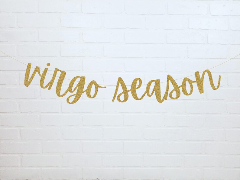 Virgo Birthday Banner Virgo Season Birthday Adult Birthday - Etsy