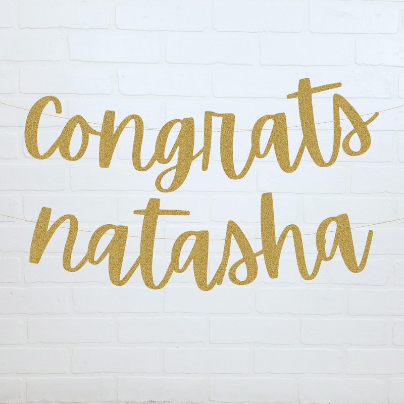 Congrats Sign - Etsy