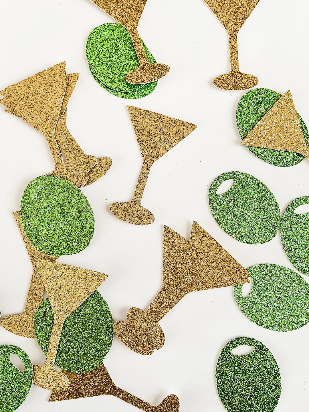XL Martini Olive Confetti A Tini Bit Older Birthday Martini Theme ...