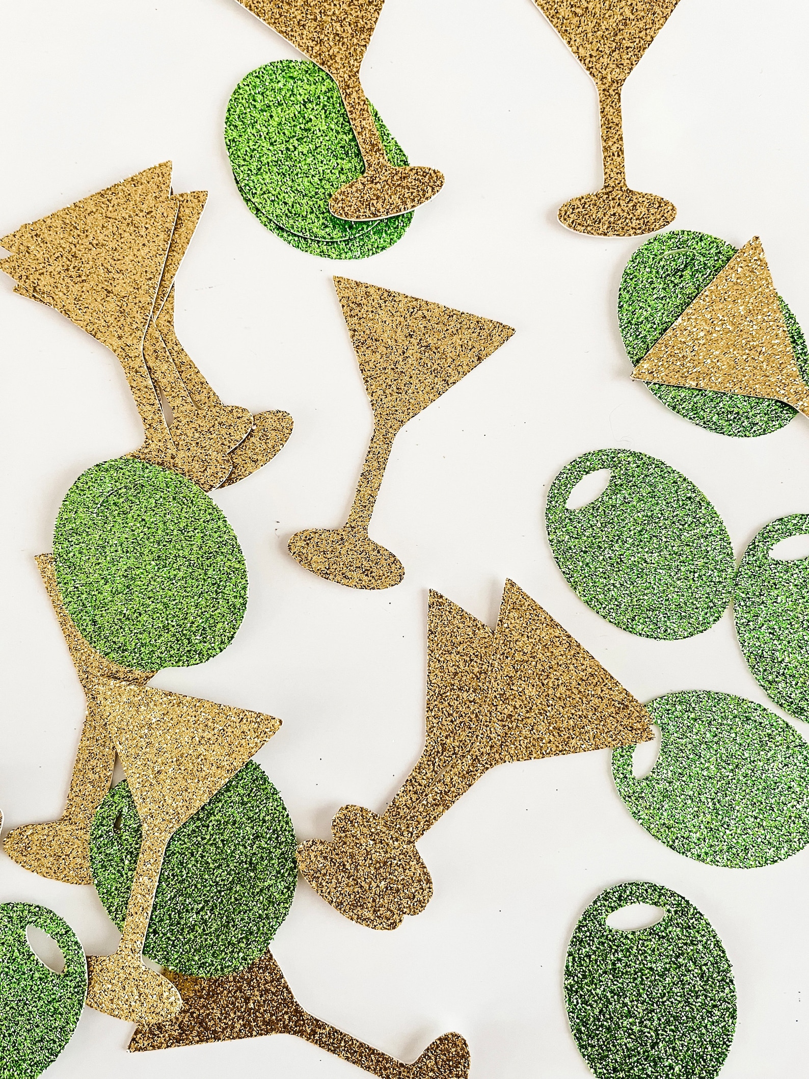 XL Martini Olive Confetti A Tini Bit Older Birthday Martini Theme ...