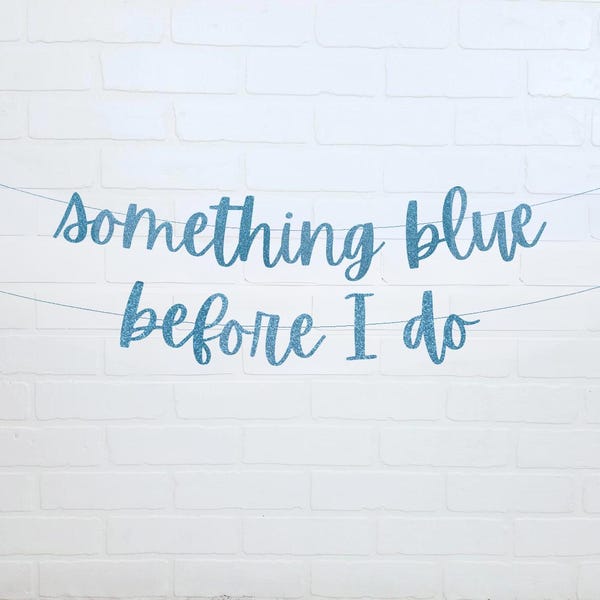 Something Blue Before I Do - Etsy