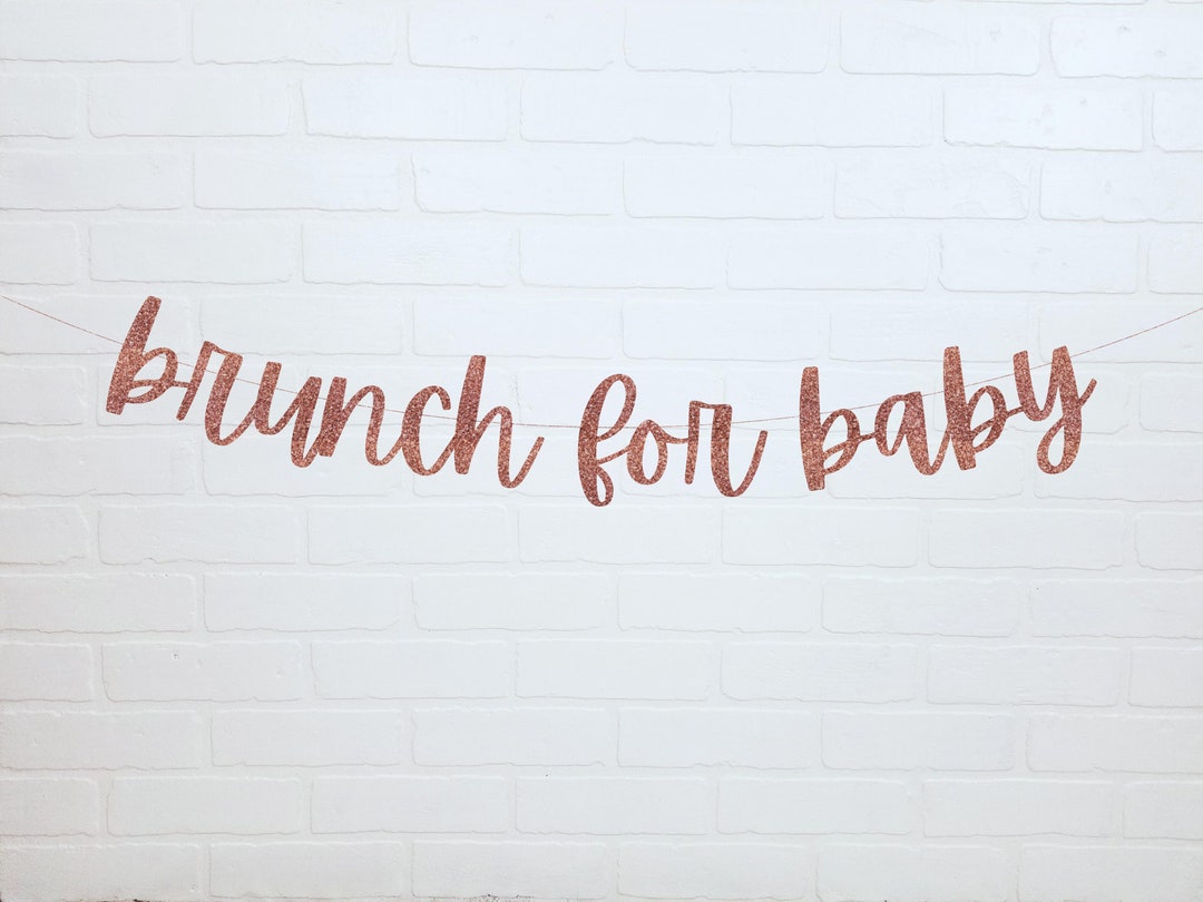 Baby Shower Brunch | Baby Shower Banner | Baby Shower Decorations ...