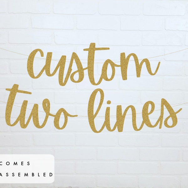 Personalized Banner - Etsy