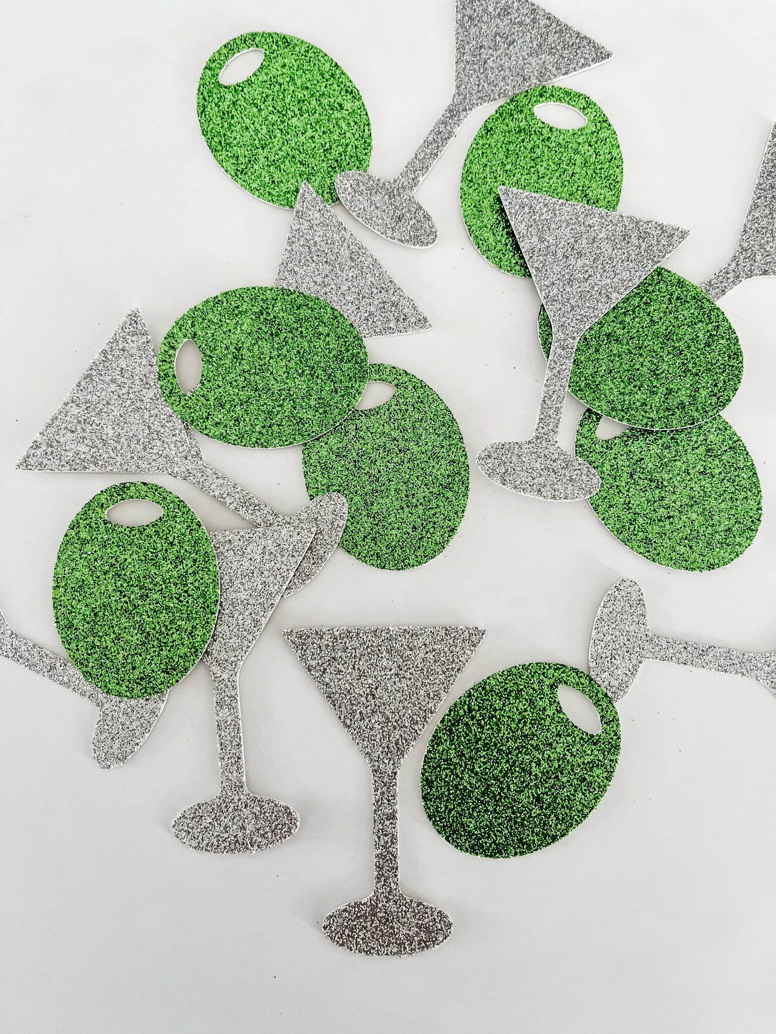 XL Martini Olive Confetti A Tini Bit Older Birthday Martini Theme ...