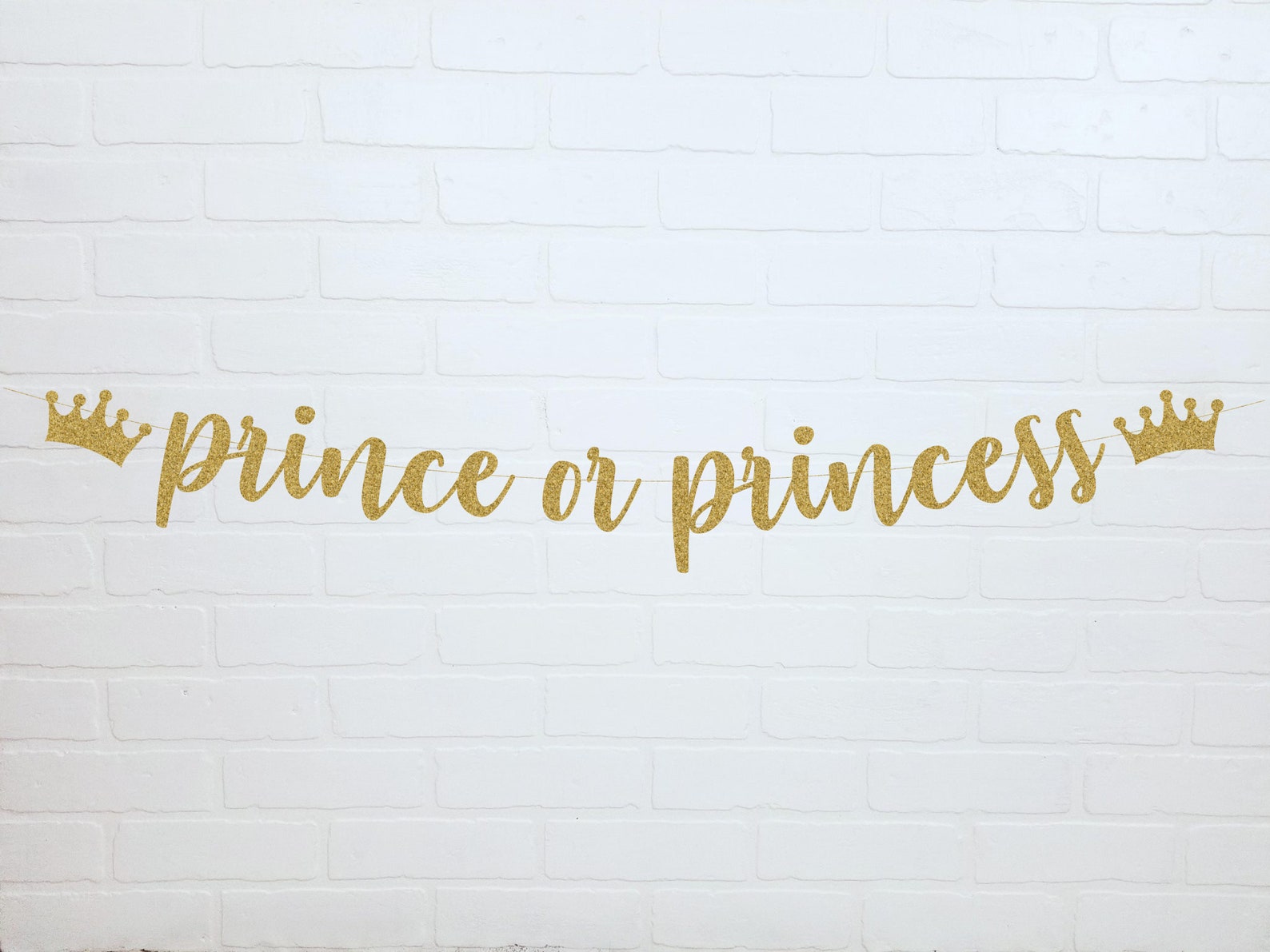 Prince or Princess Princess or Princess Gender Reveal - Etsy