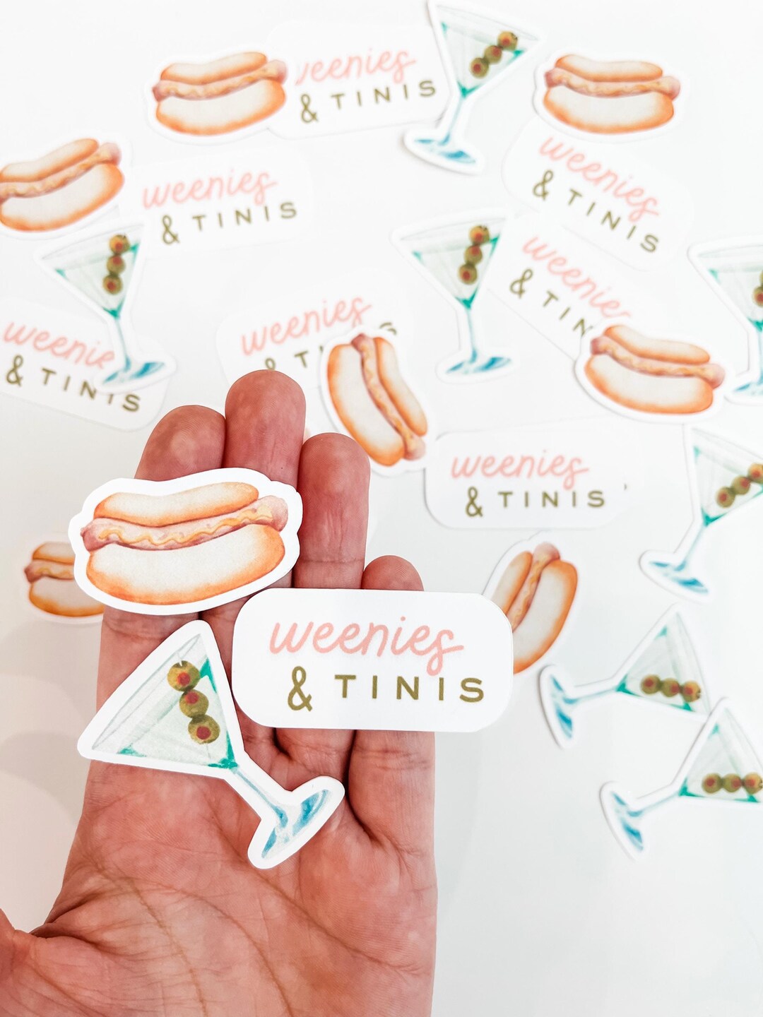 Weenies and Tinis Confetti | Weenies and Martinis Bachelorette ...
