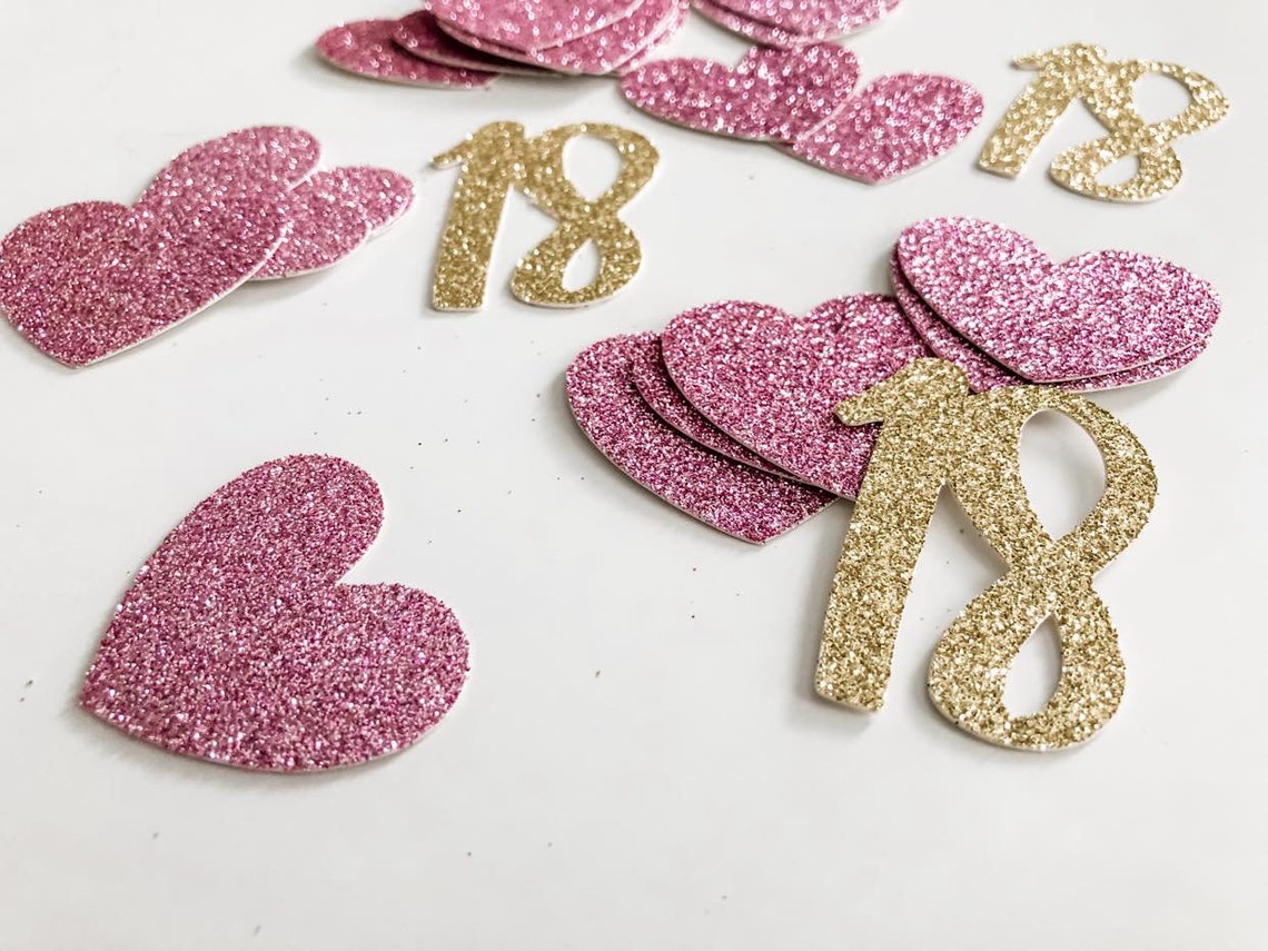 18th Birthday Decorations 18 Confetti 18th Birthday - Etsy