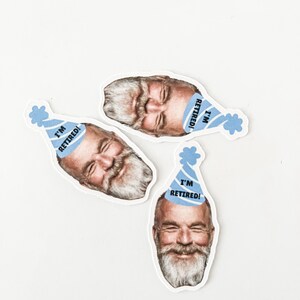 Retirement Face Confetti | Retirement Party Decorations | Custom Face ...