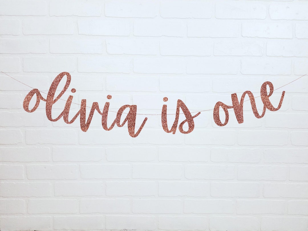 Custom Birthday Banner | Personalized Birthday Sign | 1st Birthday ...