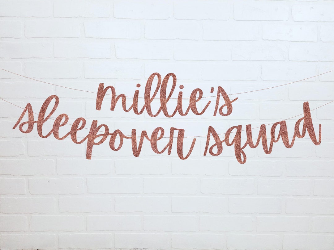 Sleepover Birthday Party | Slumber Party Decorations | Sleepover Squad ...