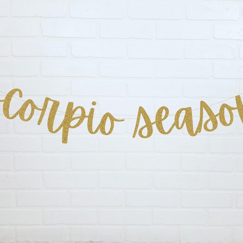 Scorpio Birthday Banner Scorpio Season Birthday Adult - Etsy Scorpio Birthday Banner Scorpio Season Birthday Adult - Etsy