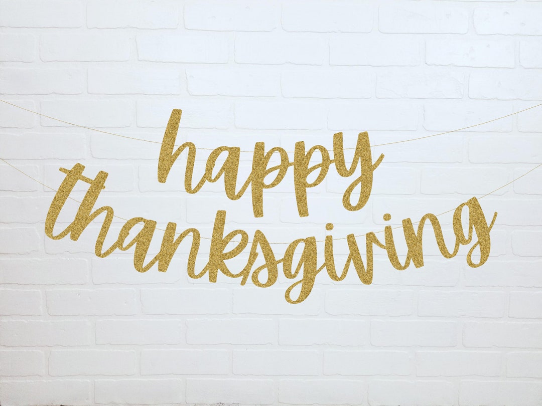 Thanksgiving Banner | Thanksgiving Decorations | Happy Thanksgiving ...