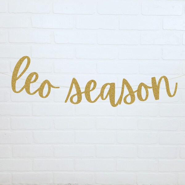 Leo Banner - Etsy