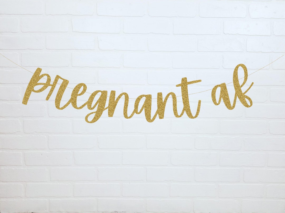 Pregnant AF | Pregnancy Announcement | Baby Announcement Ideas | Baby ...