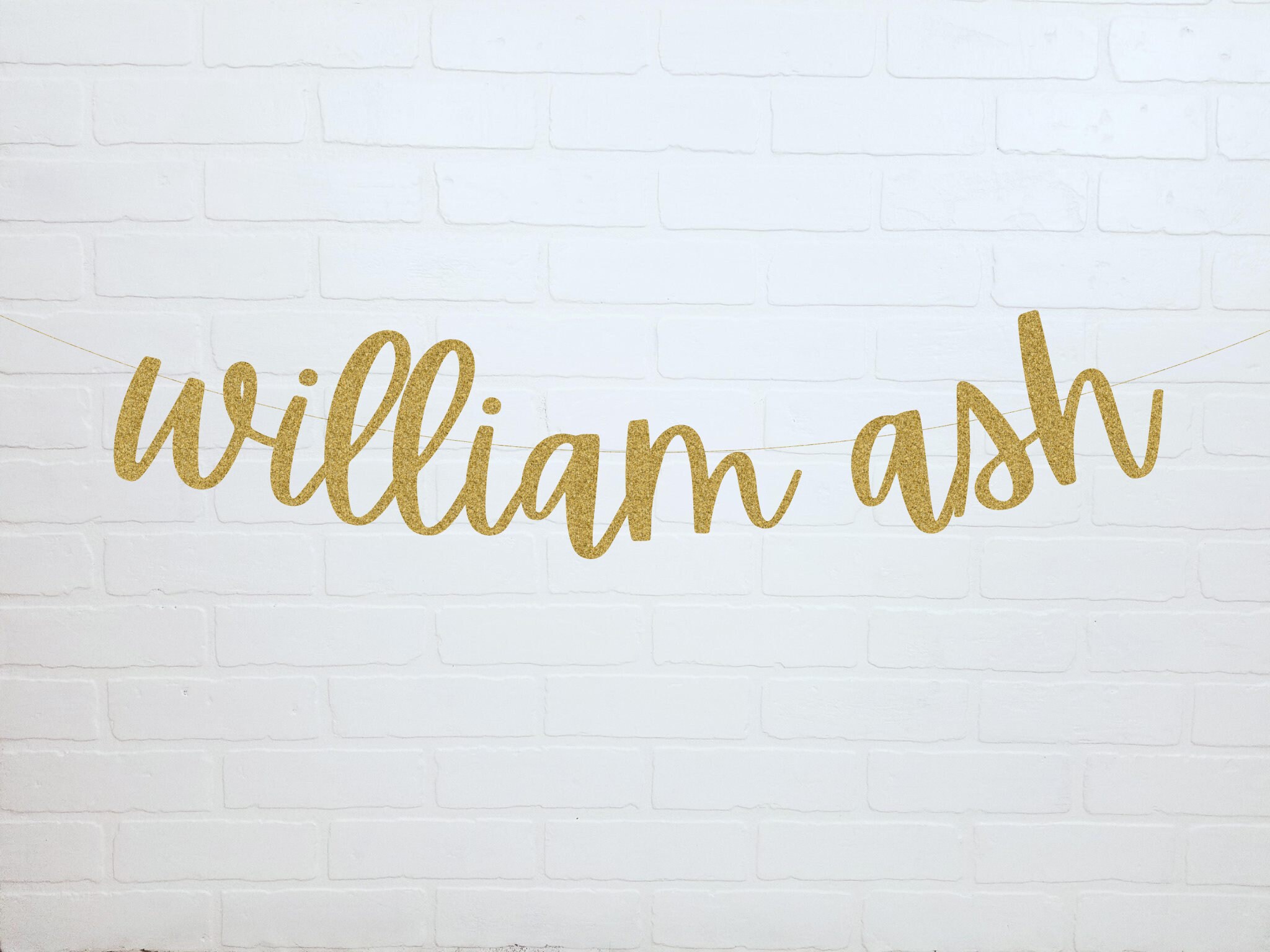 Boy Name Banner Baby Shower for Boy First and Middle Name - Etsy
